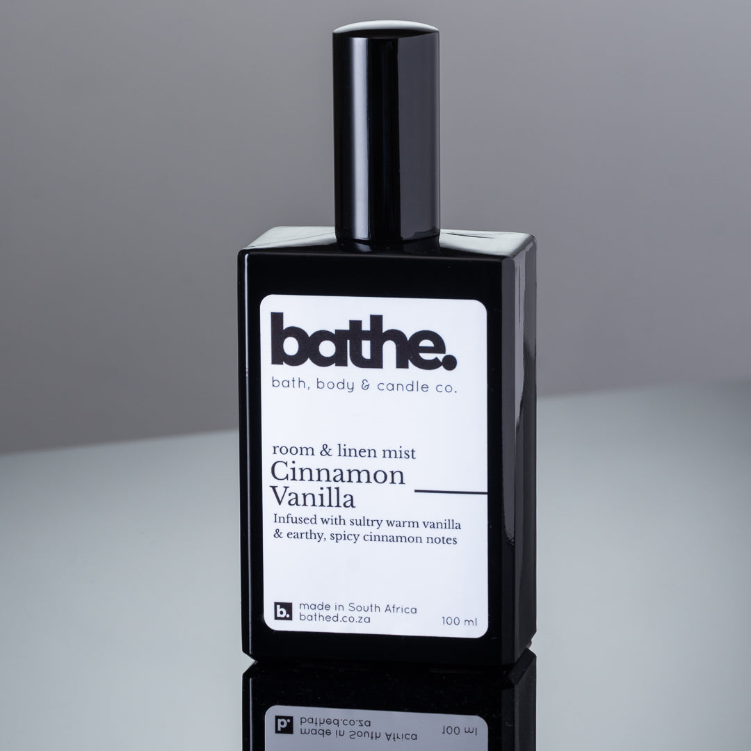Cinnamon Vanilla room & linen mist – Bathe. bath, body & candle co.