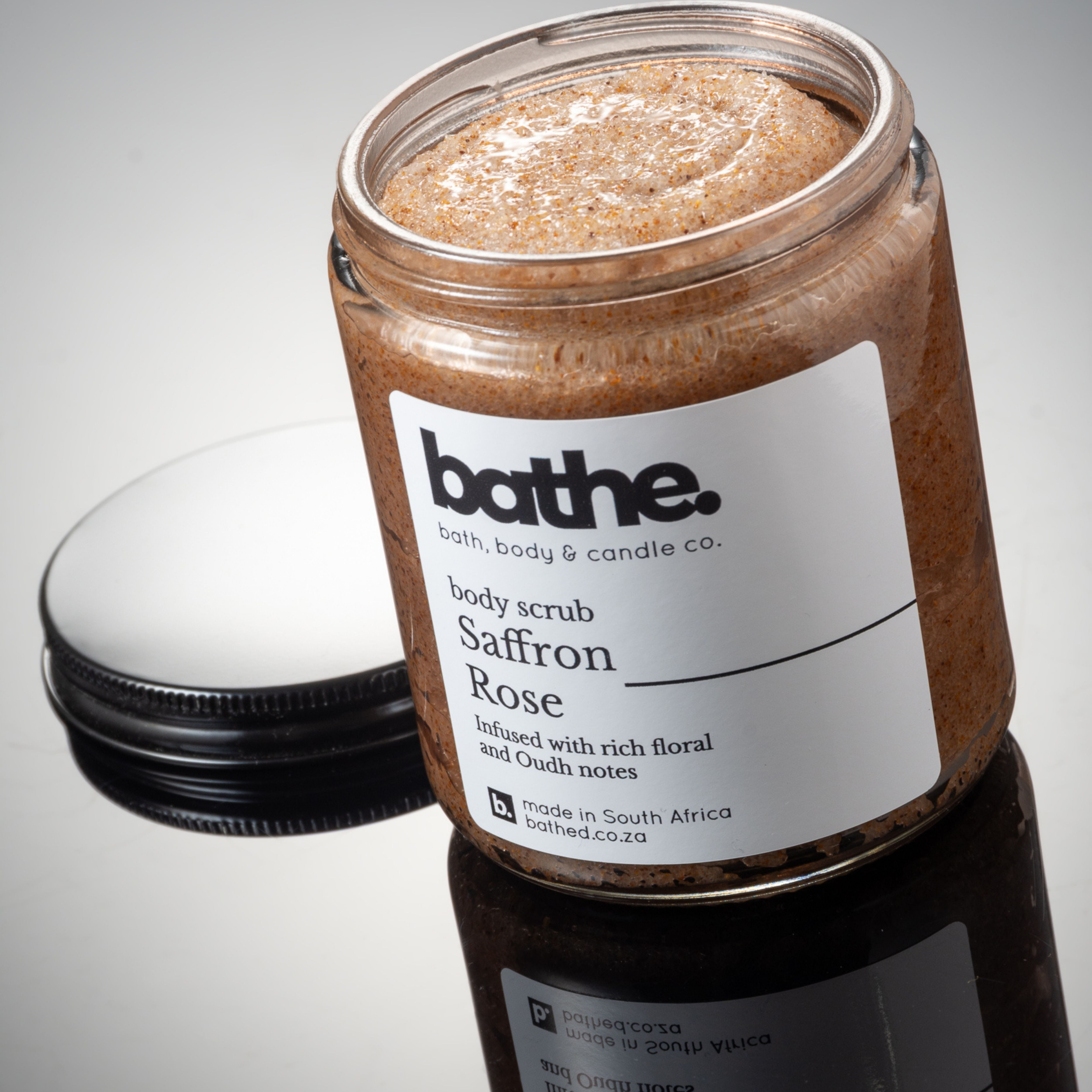 Saffron Rose body scrub – Bathe. bath, body & candle co.